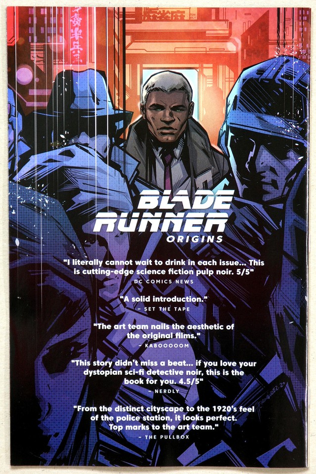 Blade Runner Origins #4 Hack Variant B - Titan Comics - K Perkins - M ...