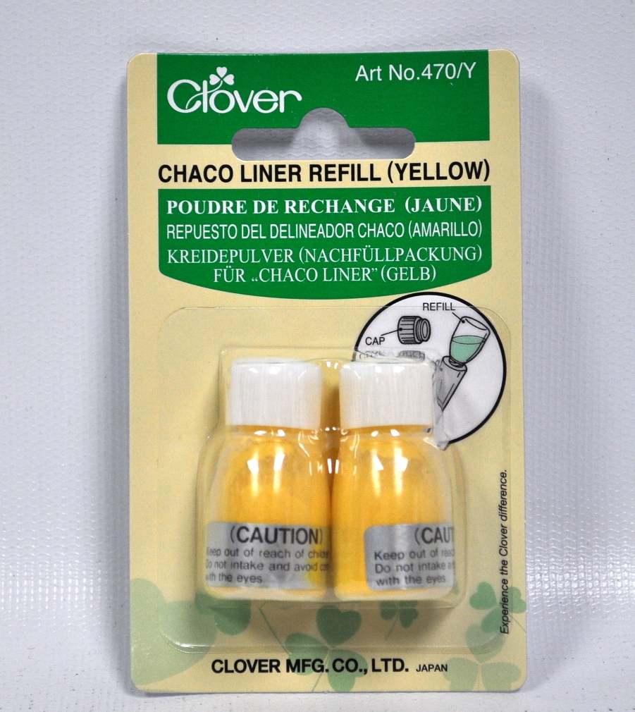 Clover Chaco Liner Chalk Refill Yellow | eBay