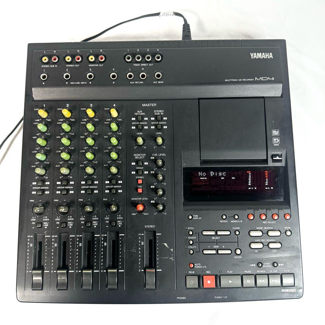 YAMAHA MD4 MTR Multitrack MD Data mini disc Recorder W/adapter | eBay