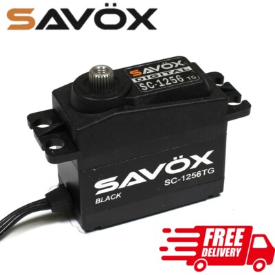 Savox SC-1256TG Black Edition Digital High Torque Titanium Gear Servo ...