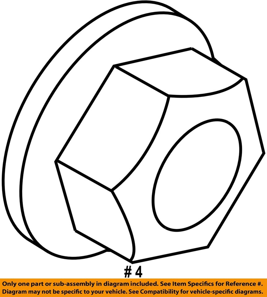 TOYOTA OEM 00-23 Avalon Front Suspension Brake Components-Axle Nut ...