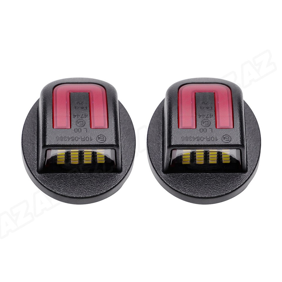2X LED License Plate Light Rear Bumper Tag Assembly Lamp For Ford F150 ...