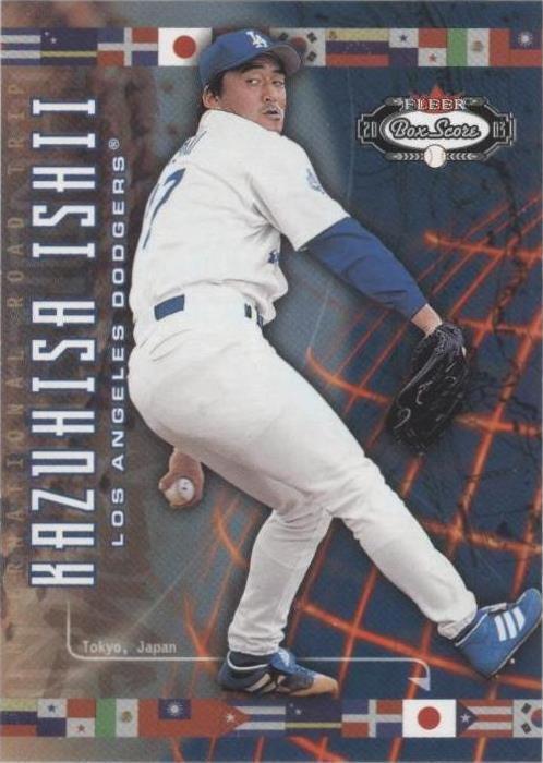 2003 Fleer Box Score - International Road Trip Kazuhisa Ishii #198 for ...