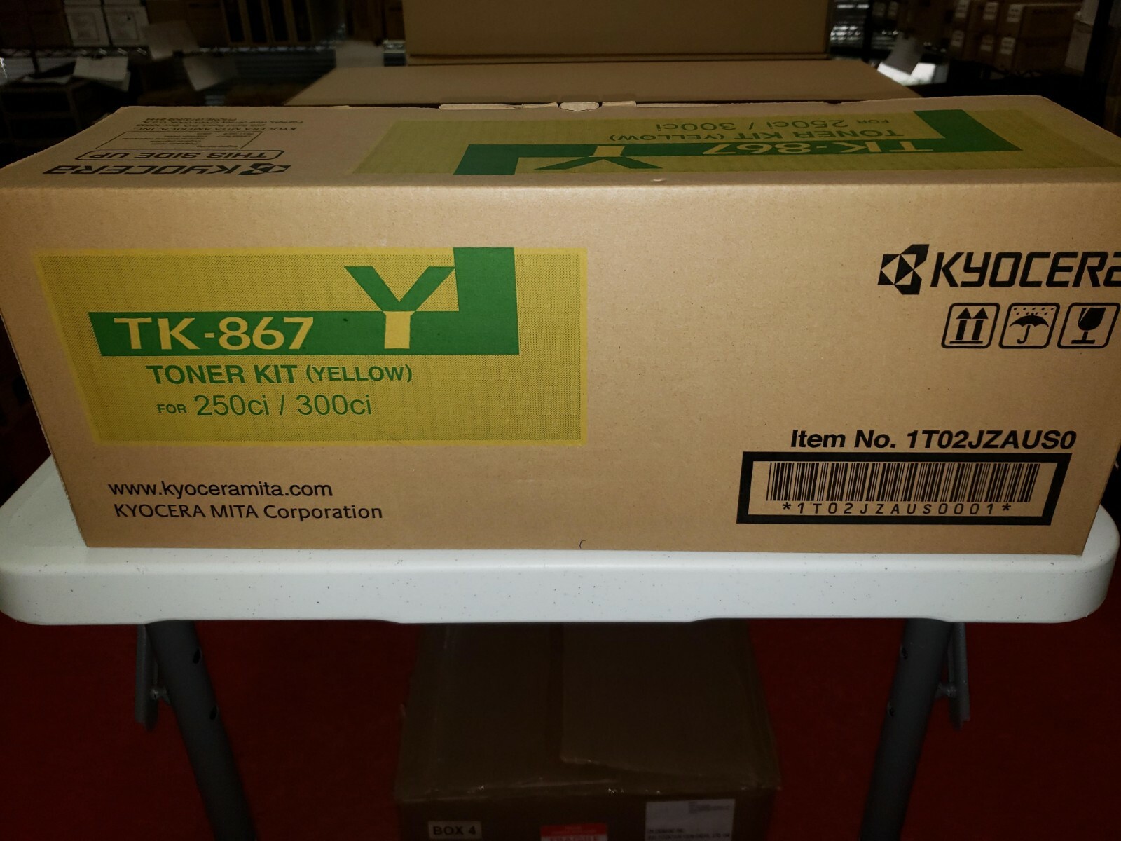 New Genuine Kyocera TK-867Y Yellow Toner Cartridge for 250ci/300ci | eBay
