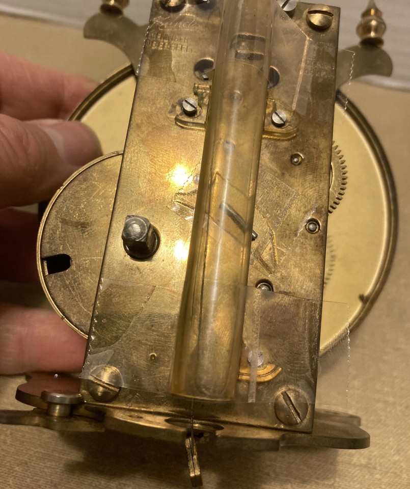 Vintage Kundo 400 Day Anniversary Clock Movement Runs PARTS OR RESTORE ...