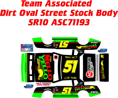 TEAM ASSOCIATED SR10 COLE TRICKLE MELLO YELLOW THEME WRAP KIT PRINT ...