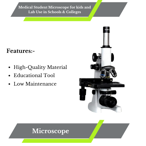 Medical Student Microscope for kids and Lab Use in Schools & Colleges ...