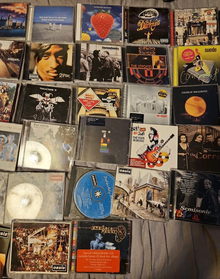 Joblot Of 45 CD Albums - Indie Rock , Alt Rock , Britpop Etc Oasis Stone Roses | eBay UK