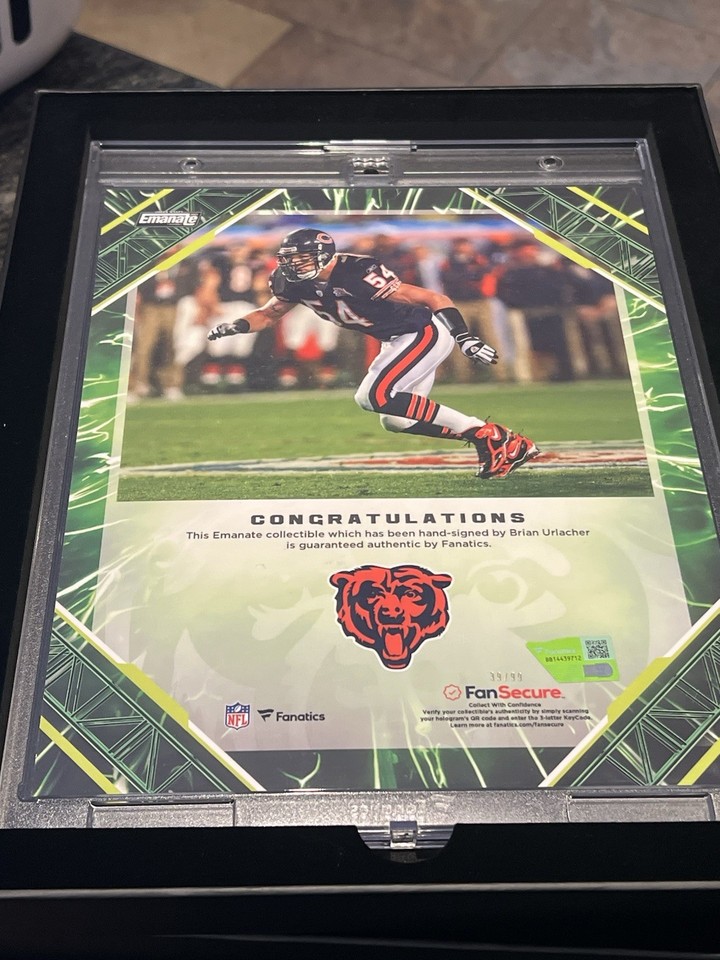 2025 Fanatics Emanate Brian Urlacher Green #/99 | eBay