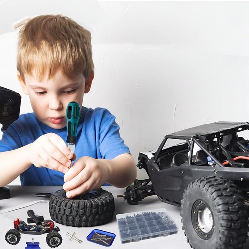 1000pcs RC Screw Kits Tool Set for 1/8 1/10 1/12 1/16 Scale RC Car ...