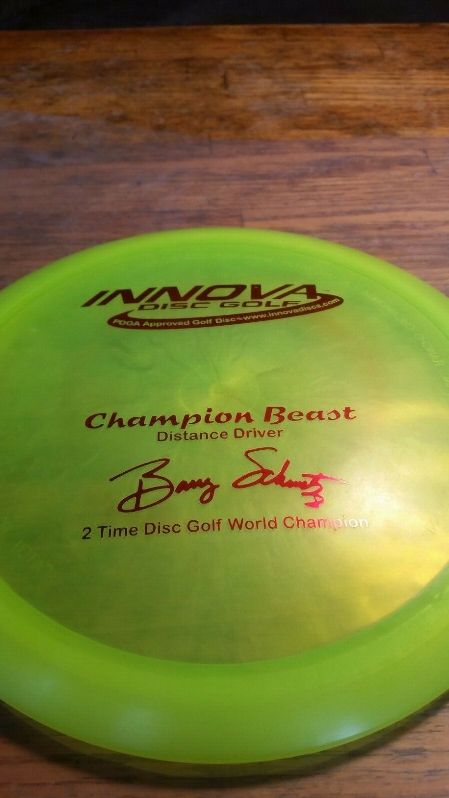 NEW Champion Beast Innova Golf Disc Barry Schultz 2x 175 - Disc Golf ...
