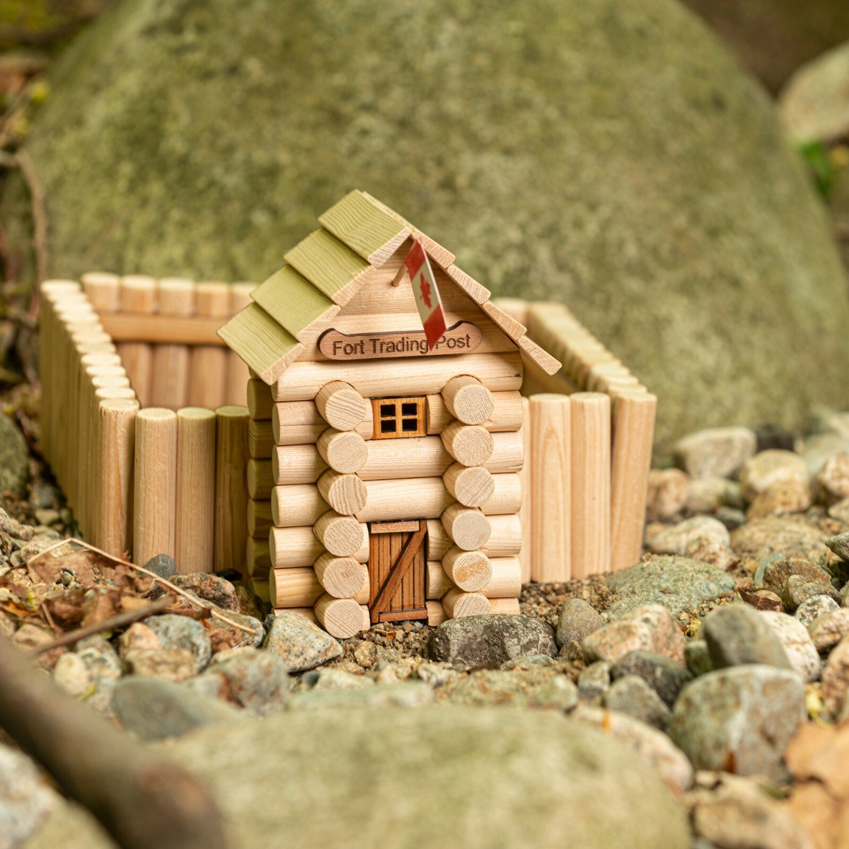 Simple Popsicle Stick Log Cabin Animal Menagerie Popsicle Sticks | All