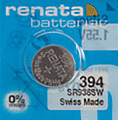 1 x Renata 394 Watch Batteries, SR936SW Battery | eBay