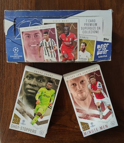 Topps Ucl Best Of The Best 2020-21 - Full Set 120 Carte Base + 36 Carte ...