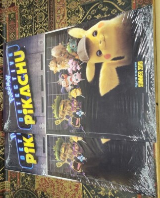 Pokemon Detective Pikachu 2019 GameStop Promo Poster - 11" x 17" Lot Of ...