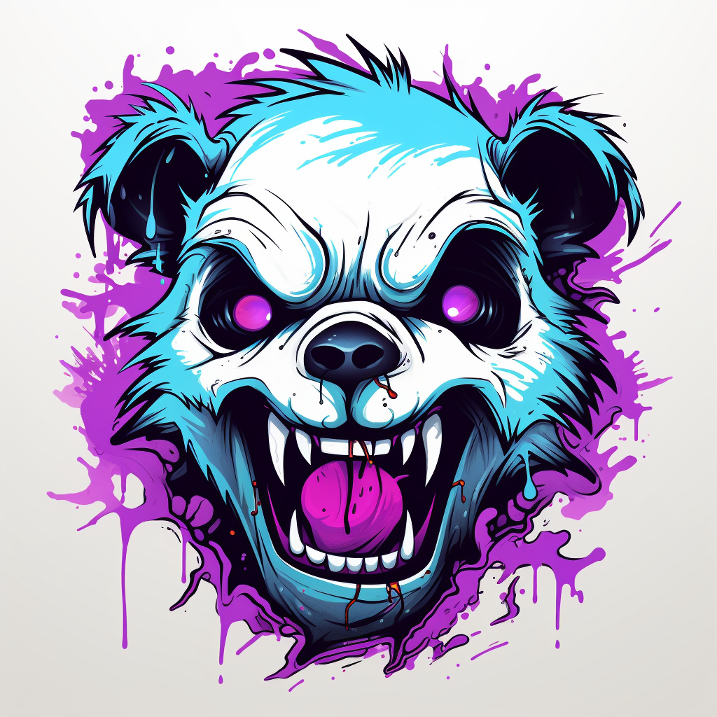 Autoaufkleber Sticker Horror Panda Aufkleber | eBay.de