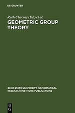 Geometric Group Theory von Michael Shapiro Michael Davis Ruth Charney ...