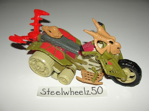 TMNT Donatello's Paleo Patrol Dino Bike Vehicle 2005 Mirage Playmates ...