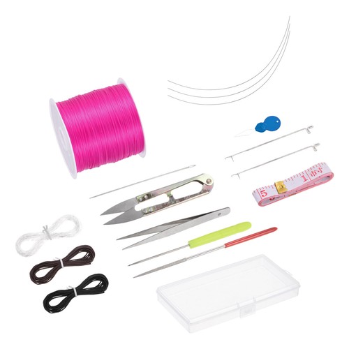 14Pcs Sewing and Crochet Kit, Crochet Hooks Sewing Project Kits, Rose ...
