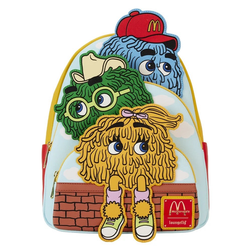 McDonald's Vintage Fry Kids Triple Pocket Mini Backpack | eBay