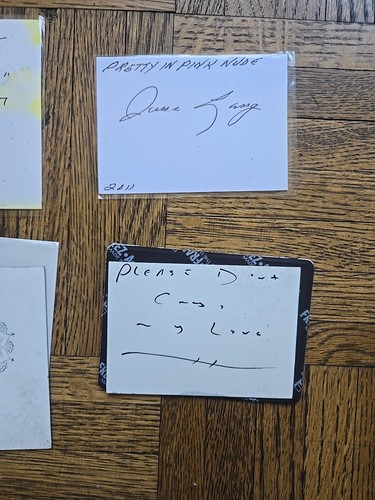 Lot of 4 ACEO Original Art Female Sexy Nude Cards 2.5x3.5 All Signed By ...