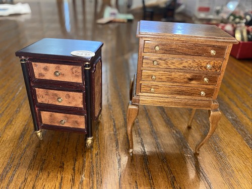Miniature Doll House 2 Side Tables Furniture | eBay
