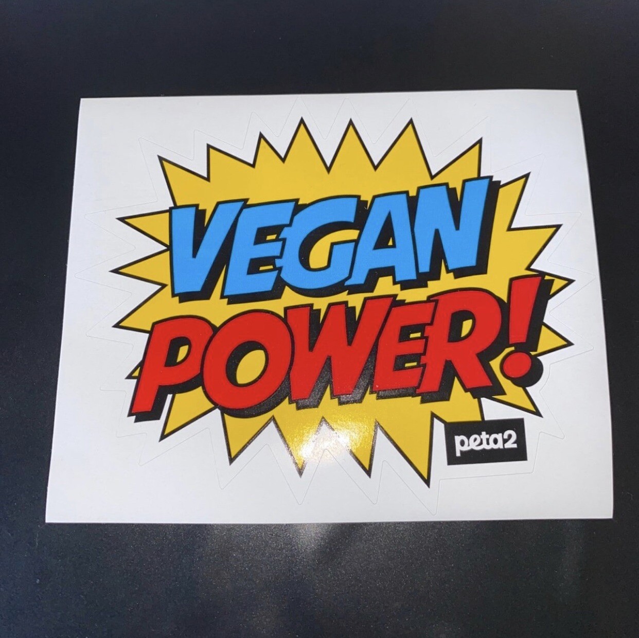 3 inch Vegan Power PETA2 Decal Sticker Logo drawing custom pack limited ...