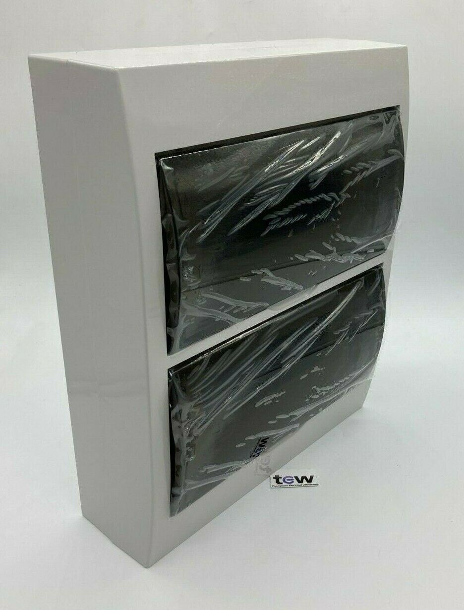 Plastic Consumer Unit 24 way IP40 Distribution Board MCB RCD Din Rail ...