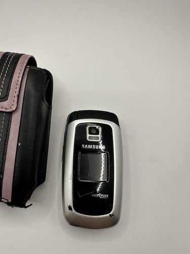 Samsung SCH-A870 - Silver and Black ( Verizon ) Rare Cellular Flip ...
