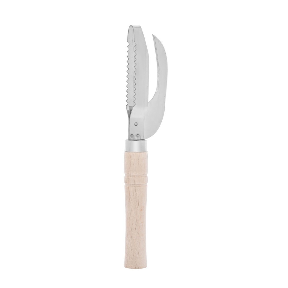 FISH CLEANING KNIFE WITH WOODEN HANDLE: 22 CM 8.7 IN | eBay