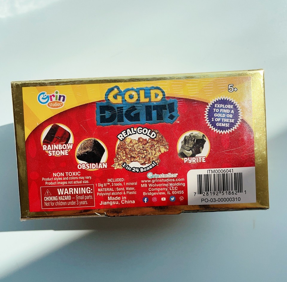 Gold Dig It & Diamond Dig It Lot of 2, 1-24 Boxes Gold Grin Studios ...