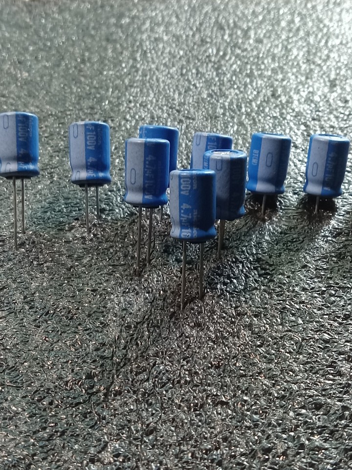 Nichicon 4.7MFD-100-Volt Capacitors UBT Series Low Dissipation Factor ...