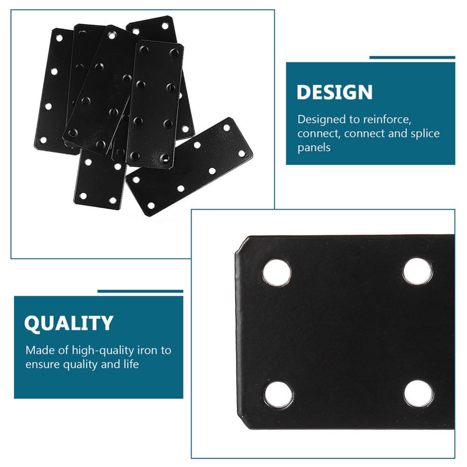 Mending Plates Flat Strap Bracing Corner Wood Stainless Steel Flat ...