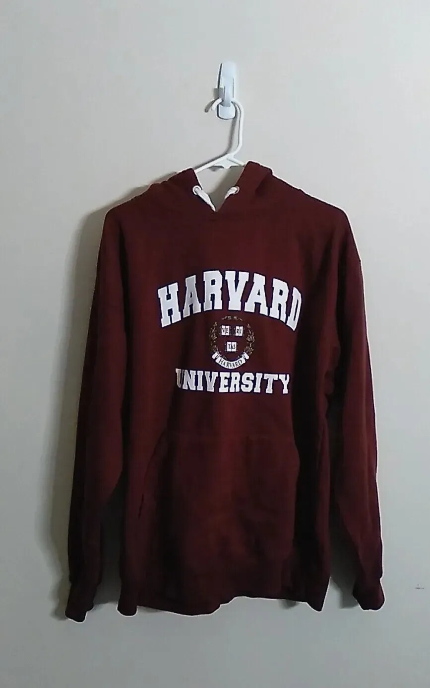 NCAA Ivy League Harvard University Maroon Hooded Sweatshirt Sz XLarge