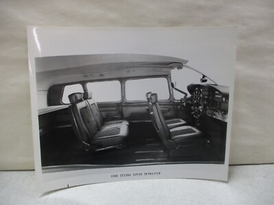 Original Press Photo 1968 Cessna Super Skymaster Interior | eBay
