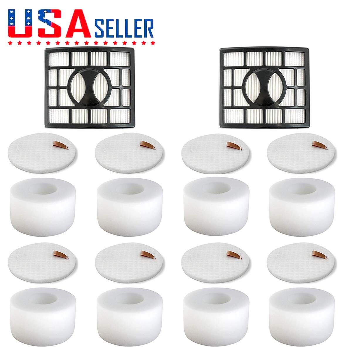 Replacement Filters for Shark Rotator UV810 Vacuum Replace Parts XFF680 ...