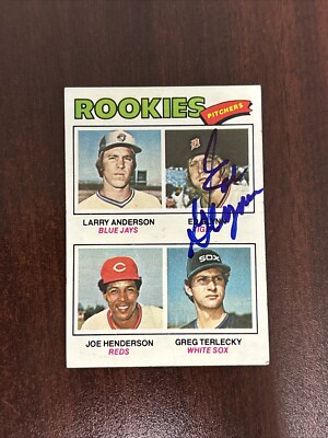 1977 Topps #487 Ed Glynn AUTO Autograph Signed Detroit Tigers RC | eBay