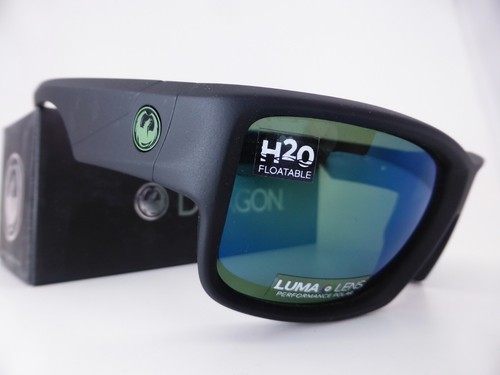 `Dragon Sunglasses DEADLOCK LL H2O Matte Black - POLARISED Petrol Ion ...