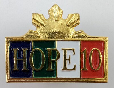 Philippine AFP Army Armed Forces Military Election Duty Hope Pin Badge ...