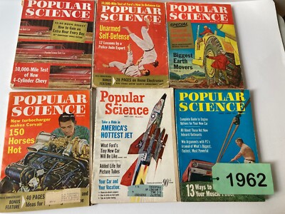 Vintage Popular Science Magazines 1962. 12 Issues | eBay
