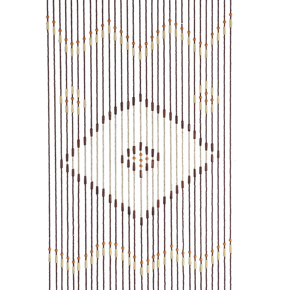 Retro Wooden Bead String Door Curtain Blinds Partition Curtain Porch ...