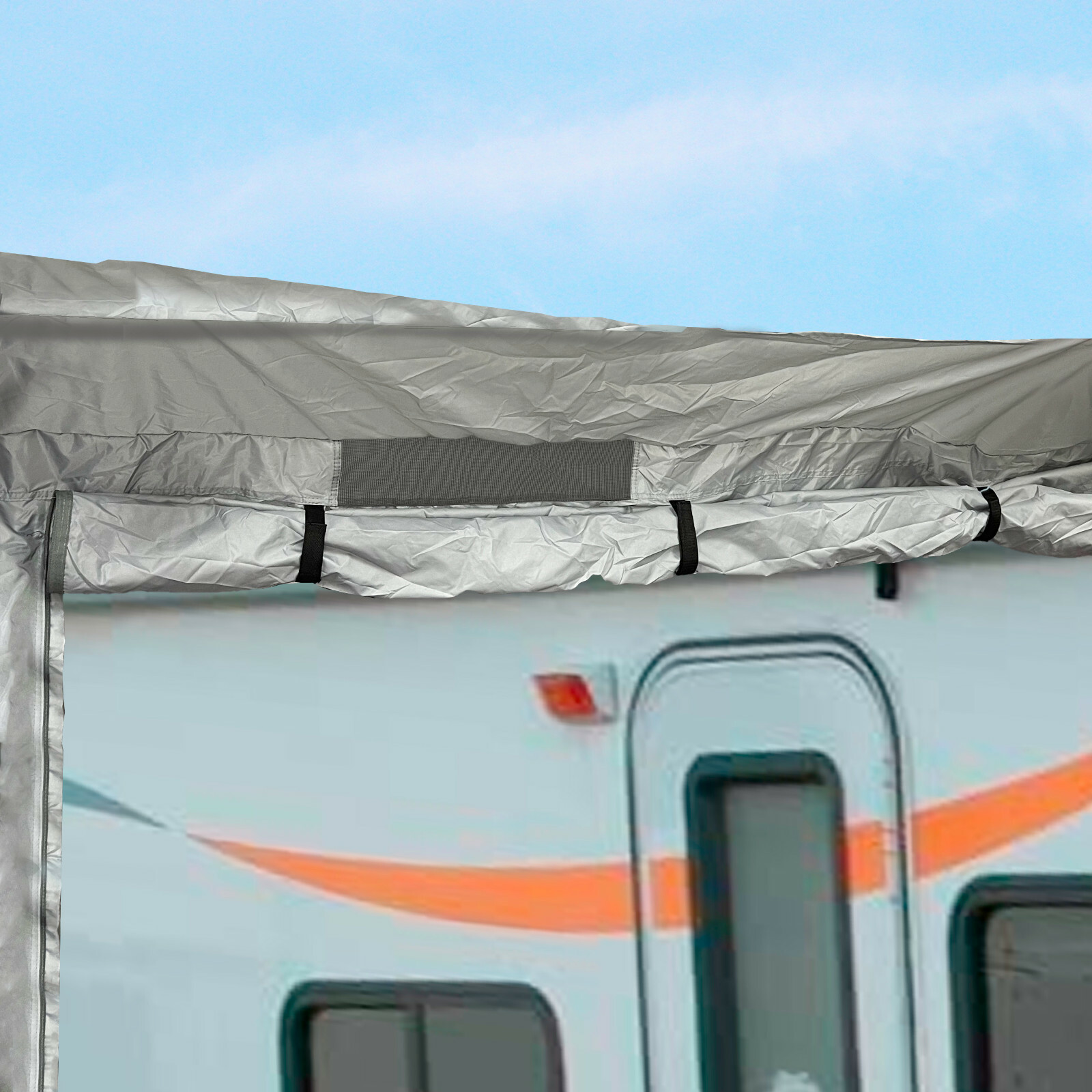 ShieldAll Airstream Basecamp 16 Camper Trailer Traveler Cover w/ Zipper ...