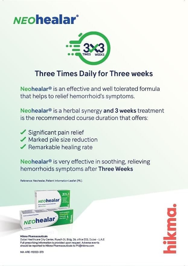Neo Healar Natural & Proven Haemorrhoid Cream نيو هيلار | eBay UK