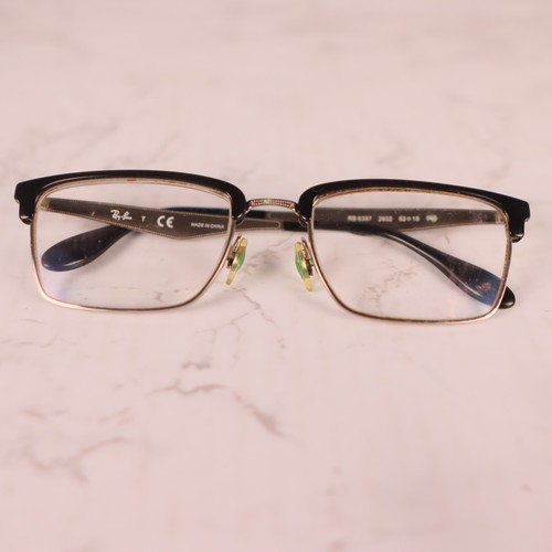 Ray Ban Eyeglasses, Frames Only, RB 6397 2932, 52-19-140, Black, Metal ...
