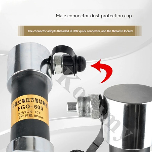 50*50mm Portable Hydraulic Square Pipe Cutting Machine Angle Steel ...