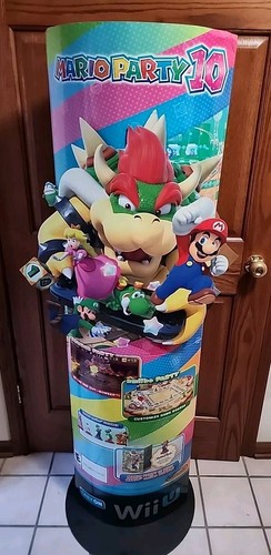 Mario Party 10 Nintendo Wii U Cardboard Promotional Standee Display ...