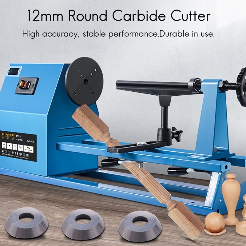 10Pcs Diameter 12mm Round Carbide Cutter Insert Fits for Ci3 Wood ...