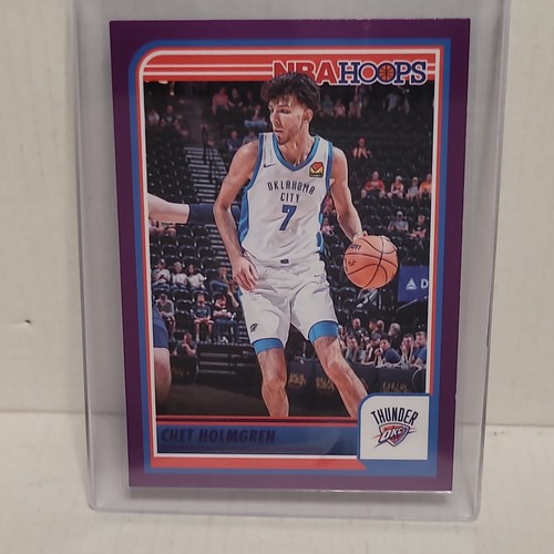 2023-24 Panini Hoops Chet Holmgren Purple #24 | eBay