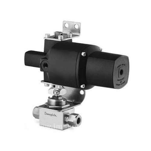 Swagelok Ss-43gs4-31c Ball Valve With Whitey 131sr Microswitch 12cx200 ...