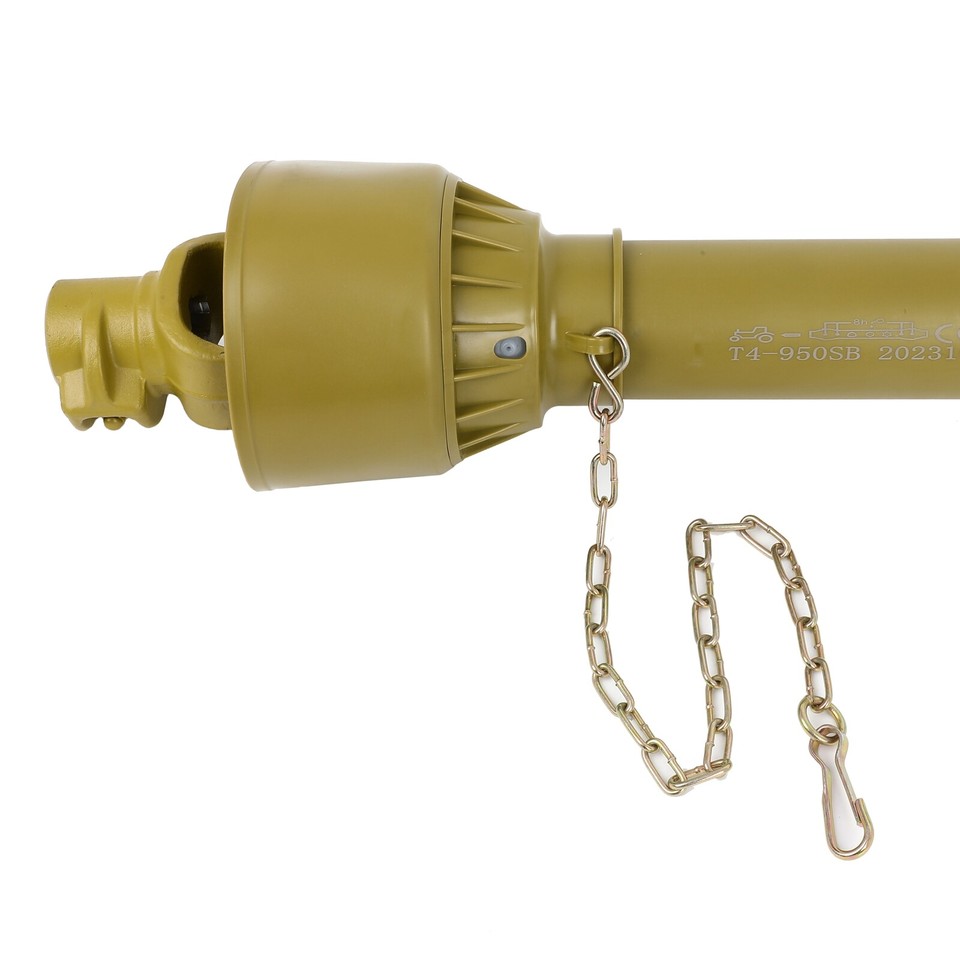 PTO Drive Shaft w/Security Chain Fit For Brush Hog Finish Mower Rotary ...